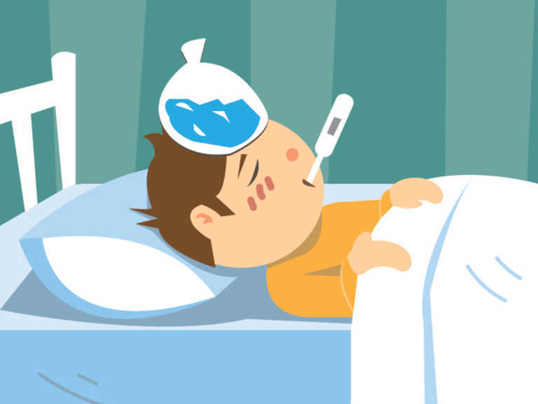 Fieber bei Kindern muss man erst senken, wenn das Kind leidet